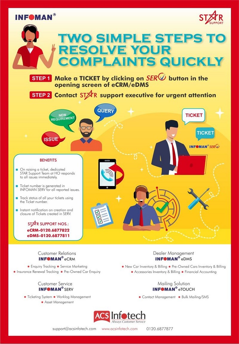 ACS STAR SUPPORT – 2 simple steps to resolve your complaints – Tech ...